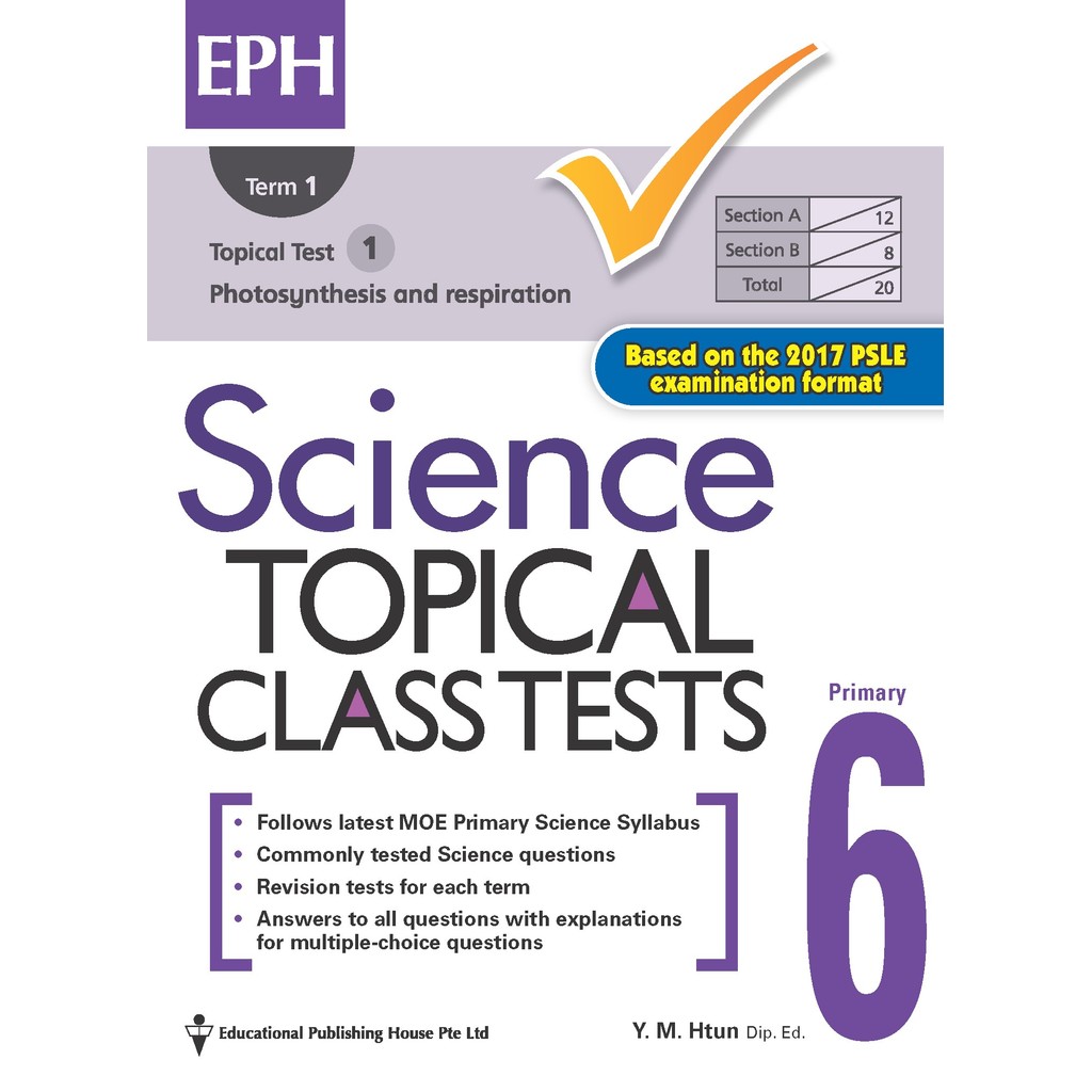 Primary 6 Science Topical Class Tests | Shopee Singapore