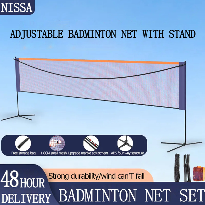 Portable Folding Standard Professional Badminton Net Indoor Outdoor ...