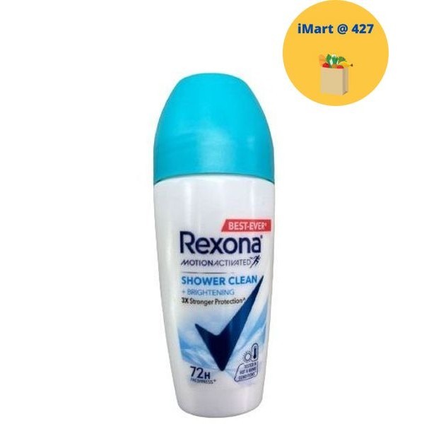 Rexona Women 48hrs Antiperspirant Deodorants All Day Freshness Shower Clean Scent Roll-on 40ml ...