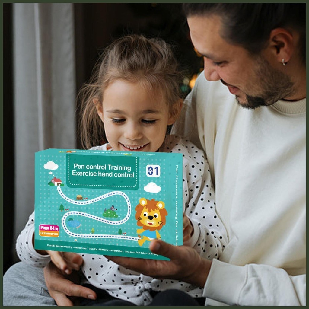 Scribble Smart Workbook Educational Pen Control Training Book Reusable ...