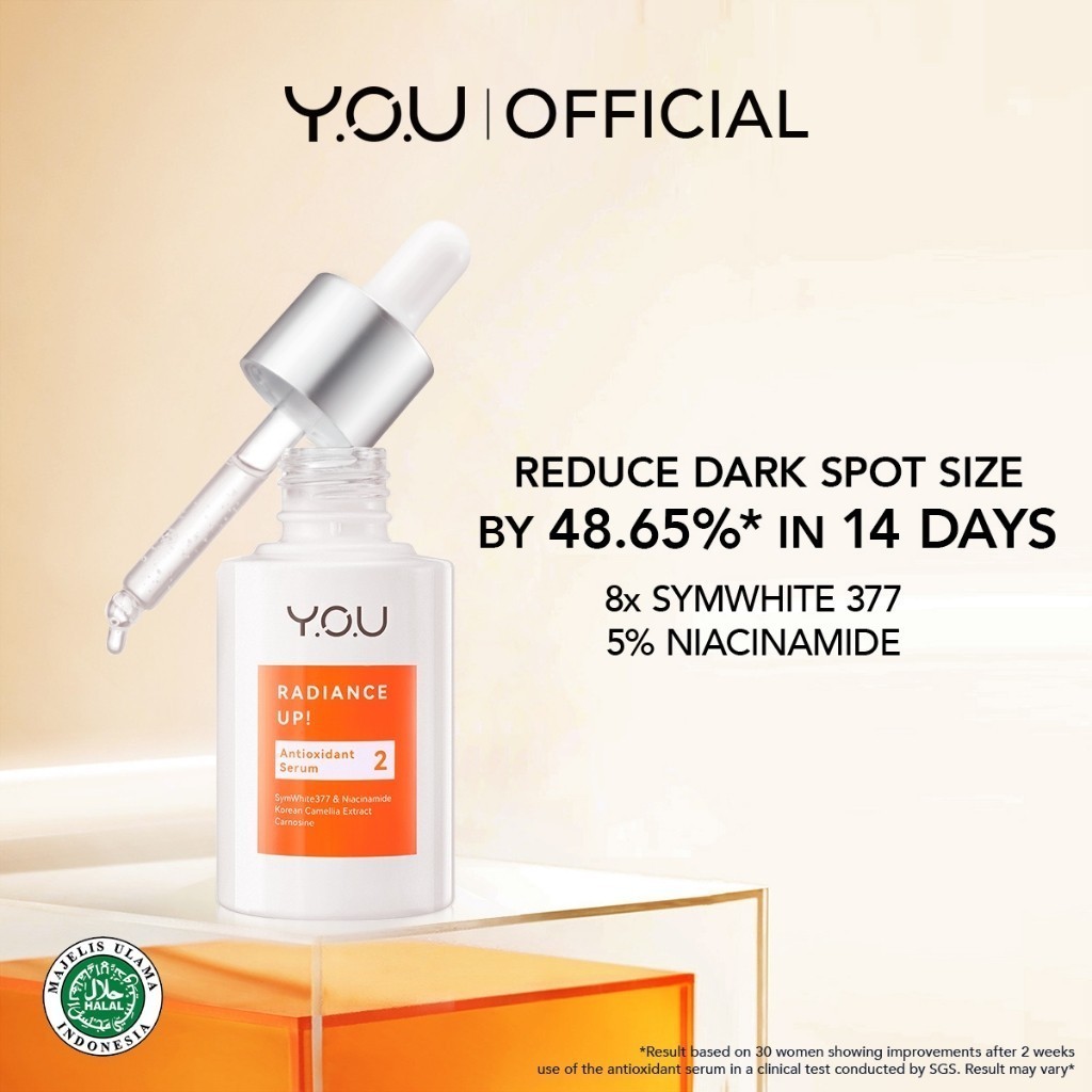 YOU Radiance Up! Brightening Serum 8× SymWhite 377 Niacinamide Vitamin ...