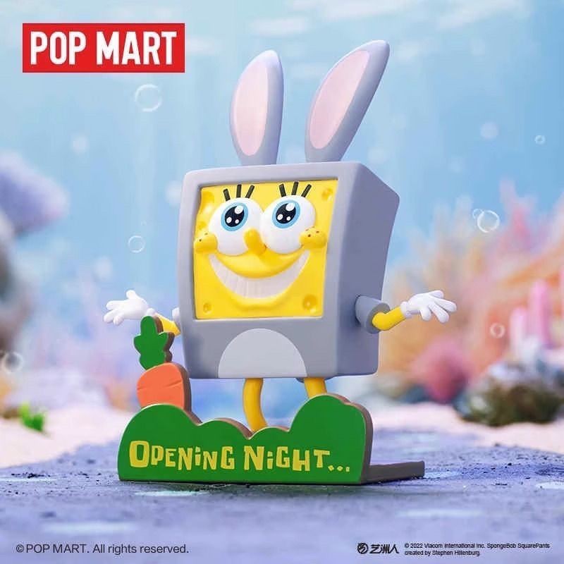 POPMART Pop Mart SpongeBob's Life Transition Series Hand-Made Trend ...
