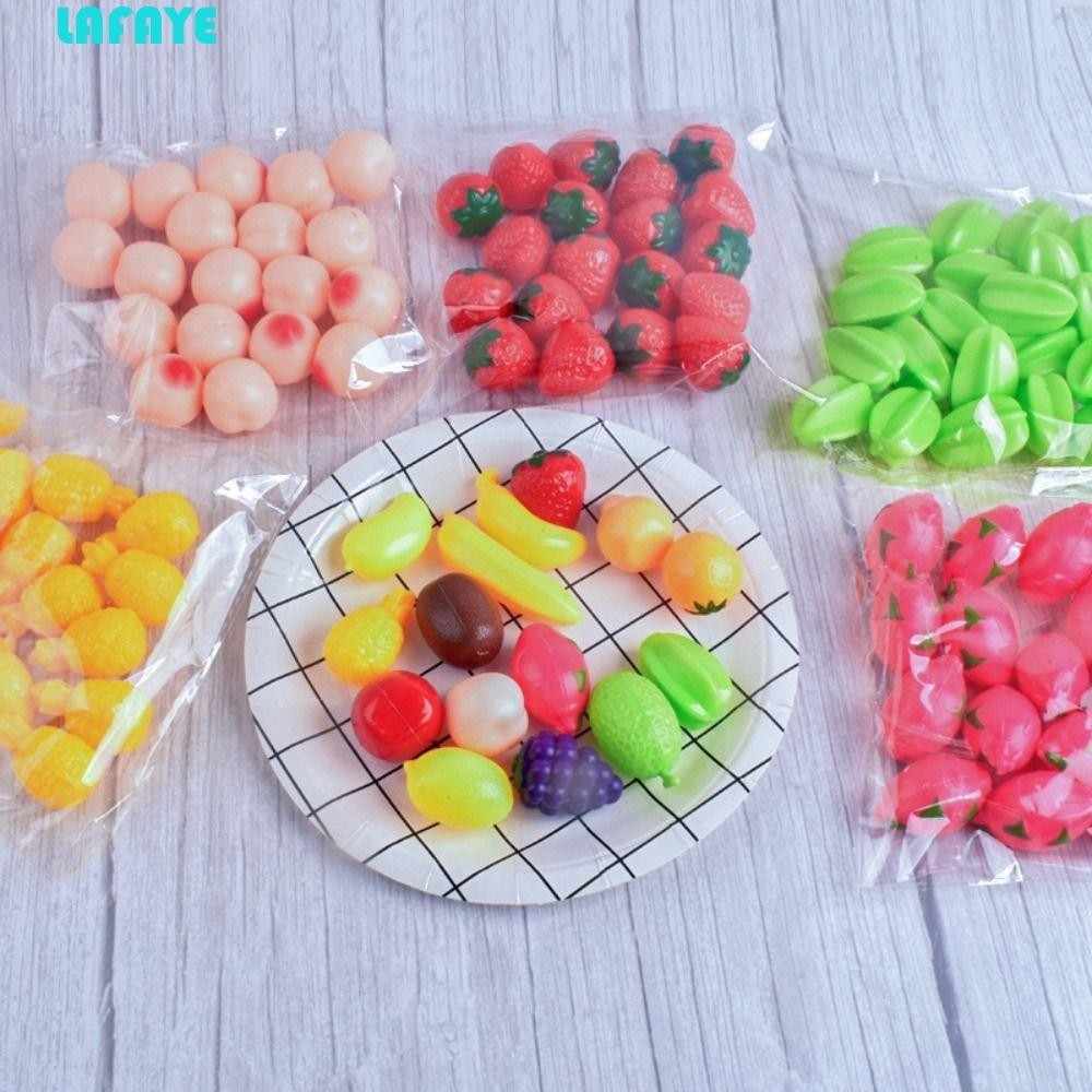 LAFAYE 20pcs Mini Simulation Food Model, Lifelike Pear Artificial ...