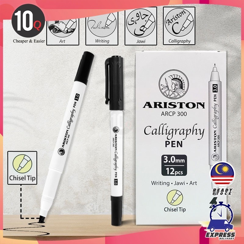 Artline Calligraphy Pen Handwriting Jawi Lettering Pen Tulisan Khat Art ...
