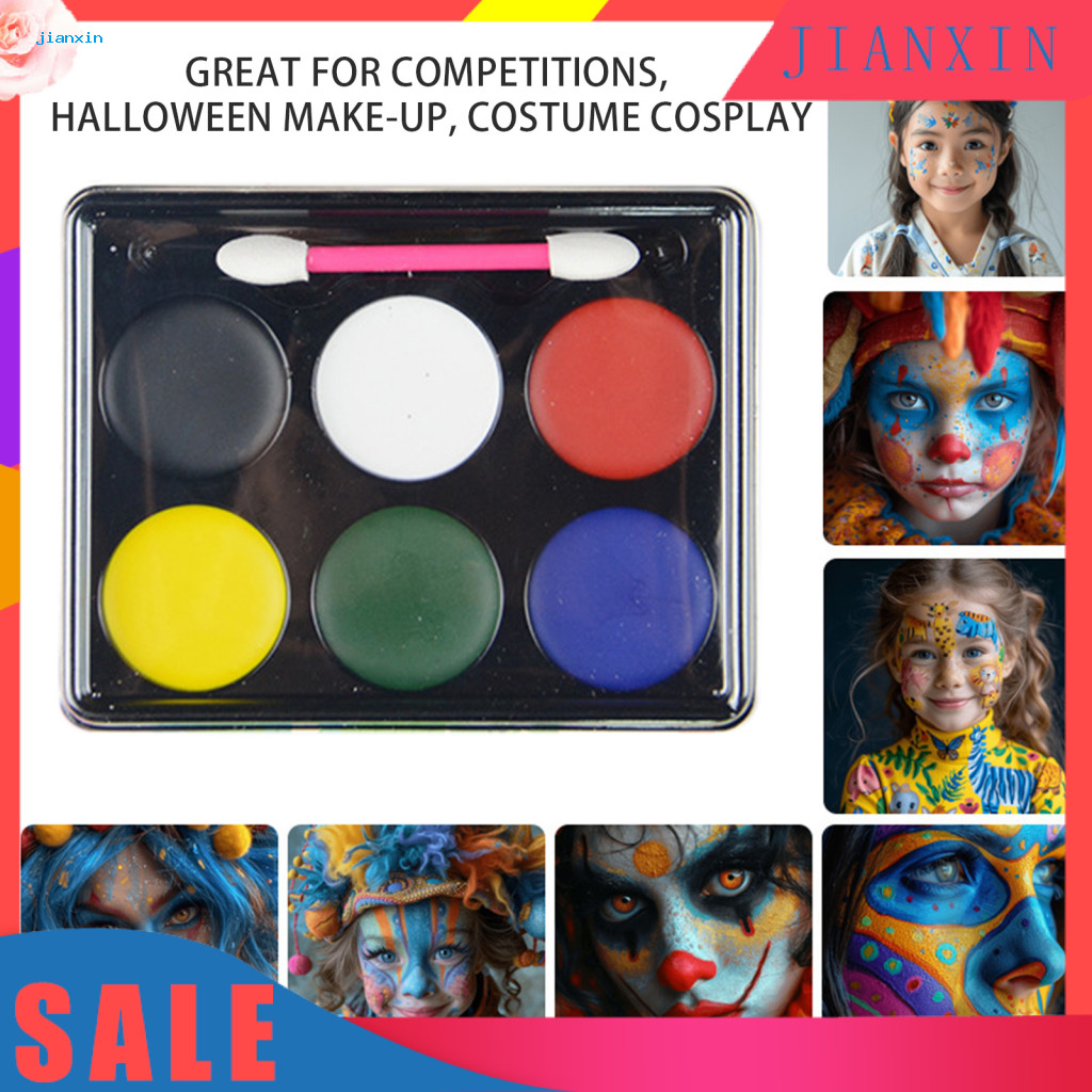 Highly Pigmented Color Palette Face and Body Paint 6-color Face Paint ...