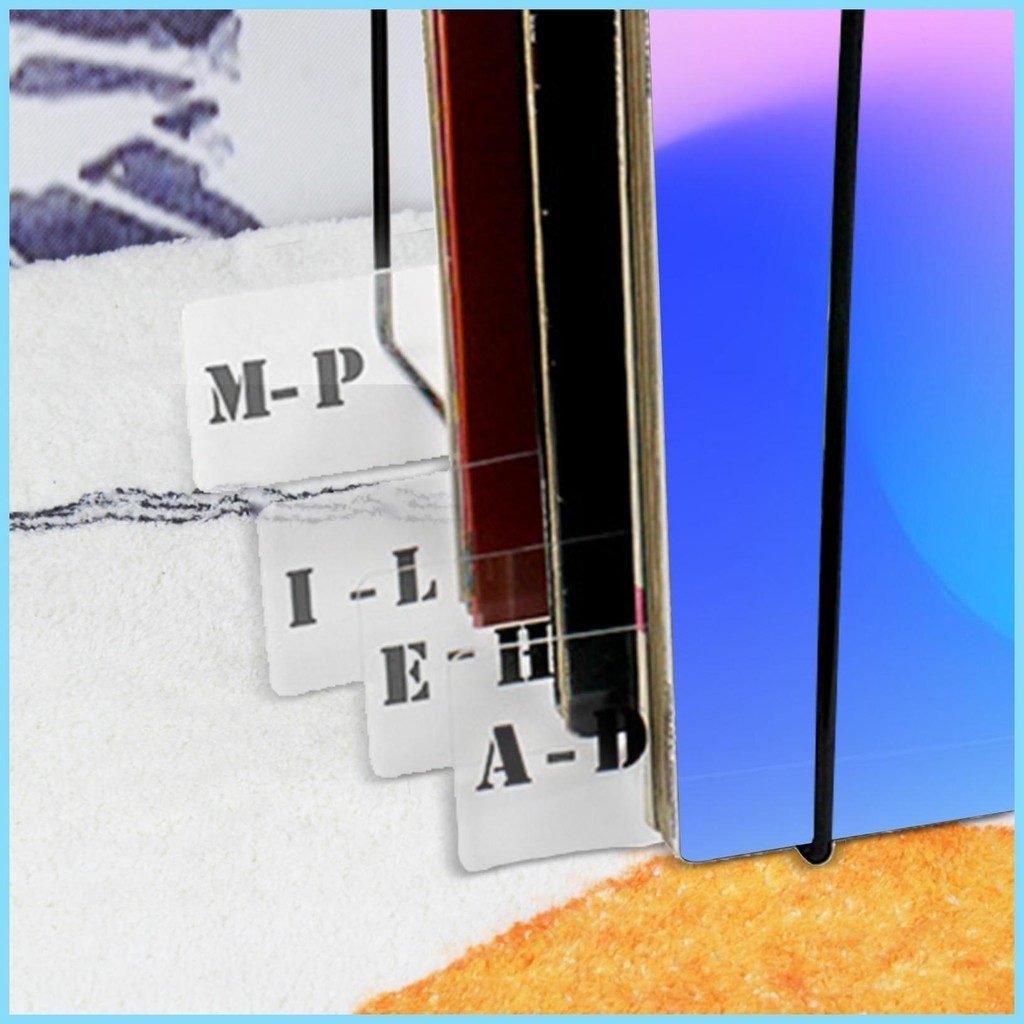 Acrylic Record Dividers 6Pcs Record Sorting Cards Record Holder ...