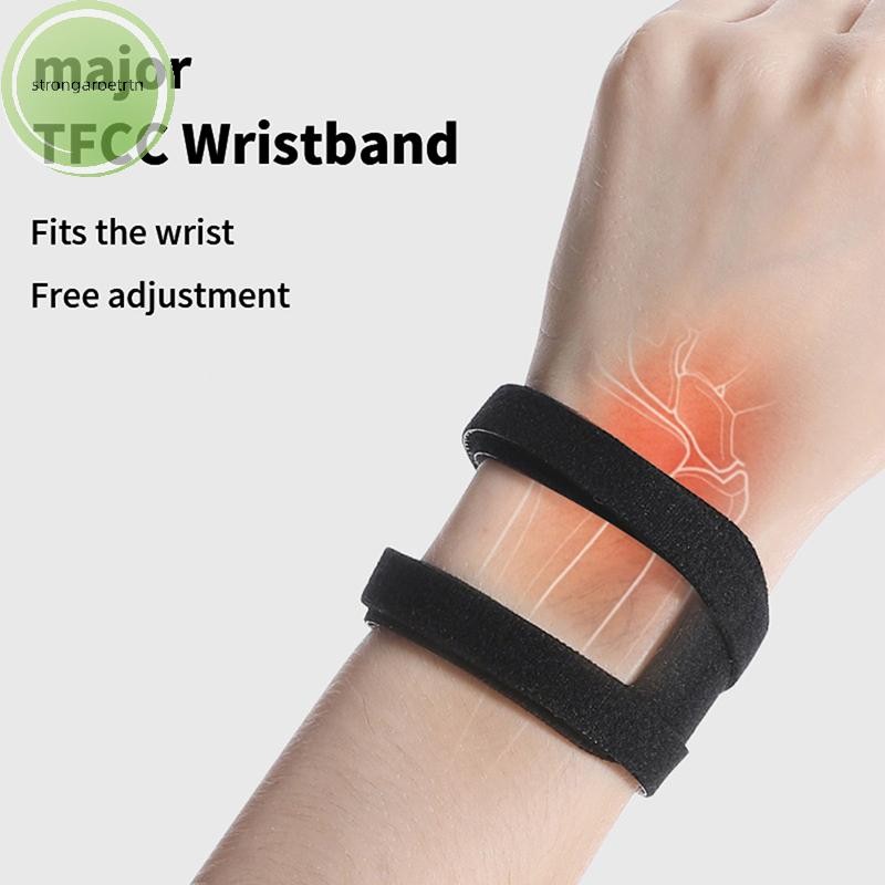 strongaroetrtn Portable Adjustable Thin Pain Wrist Band Brace Injury ...