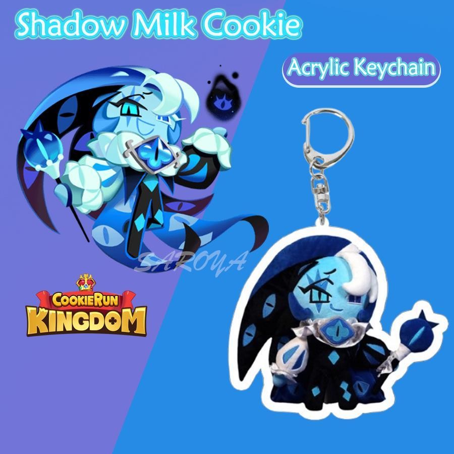 Shadow Milk Cookie 2D Acrylic Keychain Cookie Run: Kingdom Game ...