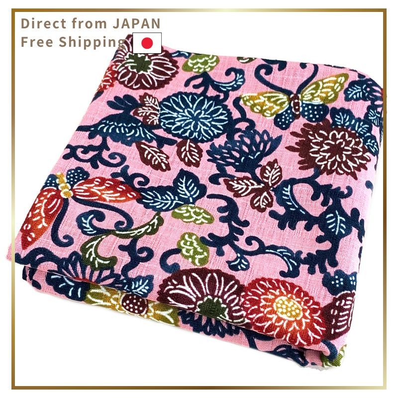 Cute 50cm Traditional Japanese Furoshiki with Okinawan Pattern - Limited Edition Okinawa ...