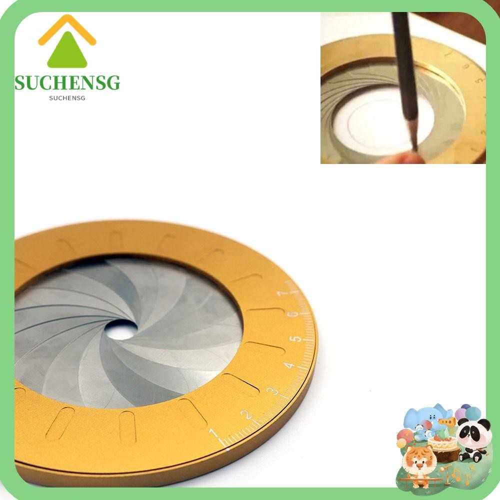 SUCHENSG Measuring Drawing Circular Compass, Measuring Gauging Tool ...
