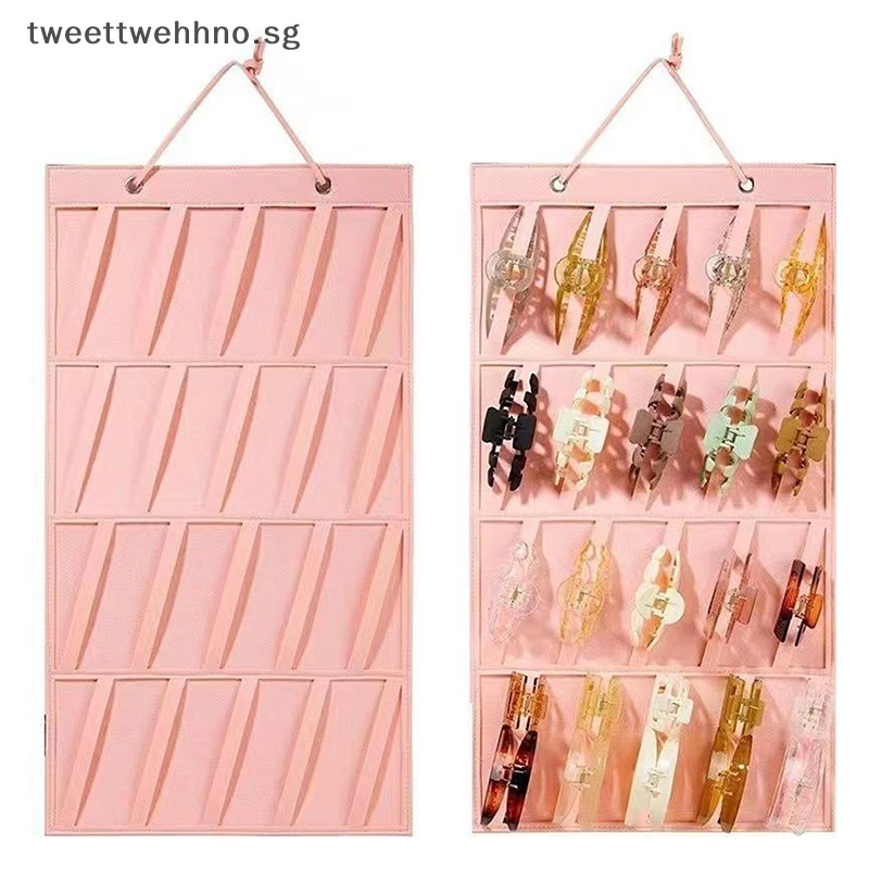 TW Claw Clip Organizer Hair Clip Organizer Premium Felt Hanging Claws ...