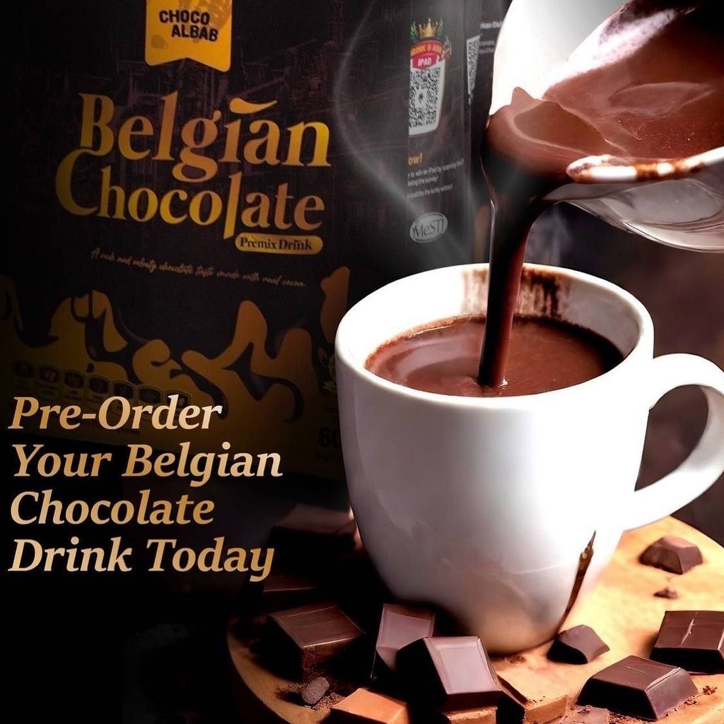 Choco Albab Belgian Chocolate Drink (READY STOCK) | Shopee Singapore