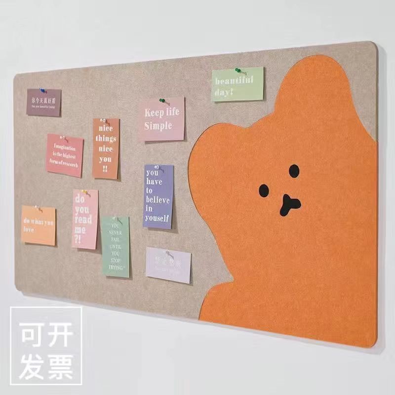 Wall stickers decor Cork board Customizable Felt Wall Stickers Small ...