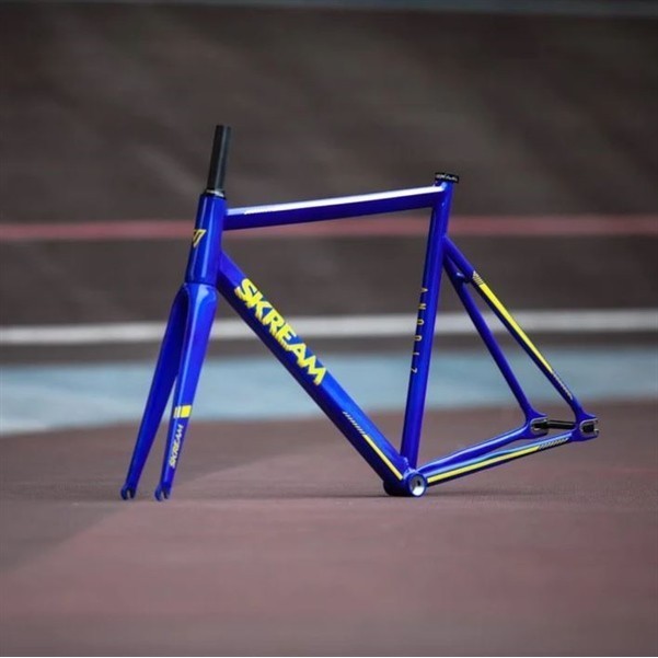 Skream carbon Aluminum fixed gear Bicycle Frame (Not Including Neck Cup ...