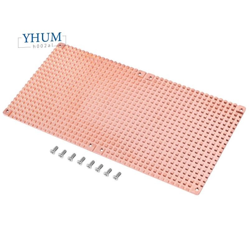 RTX 3060 3080 3090 Backplane Pure Copper Heat Sink Graphics Card Memory ...