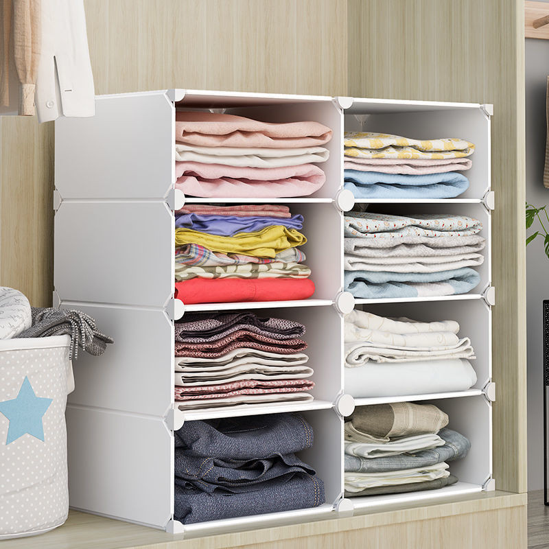 Dormitory Wardrobe Layered Partition Cabinet Internal Shelf Wardrobe ...