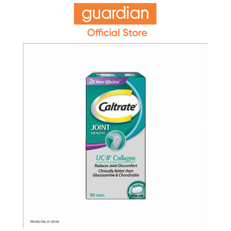 Caltrate Joint Health UC II Collagen 90 Tablets for Joint Flexibility ...