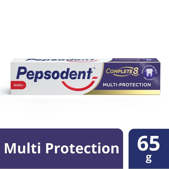 Pepsodent Toothpaste Complete 8 65gr - Toothpaste Multi Protection Anti ...