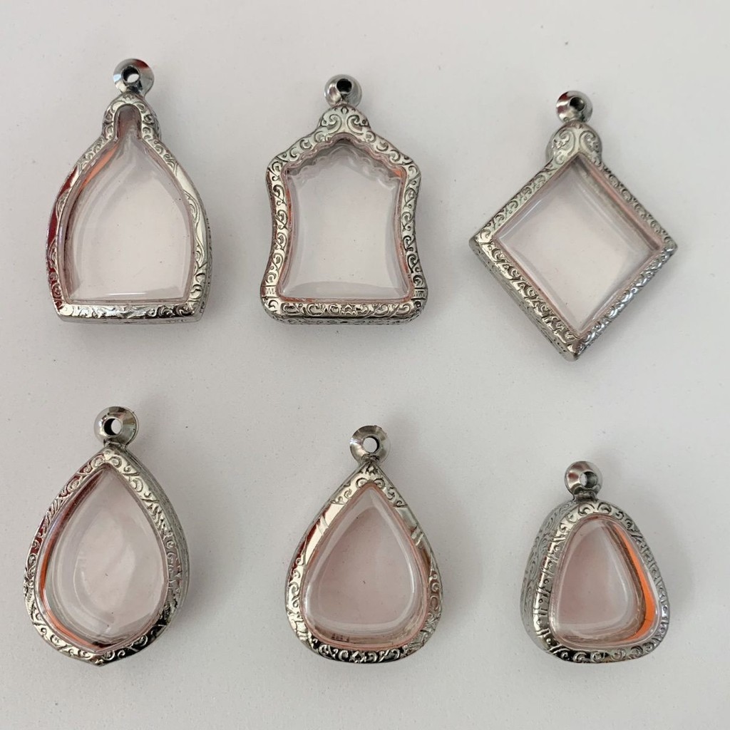 T Thailand Buddha Amulet Stainless Steel Carved Shell Buddha Amulet ...