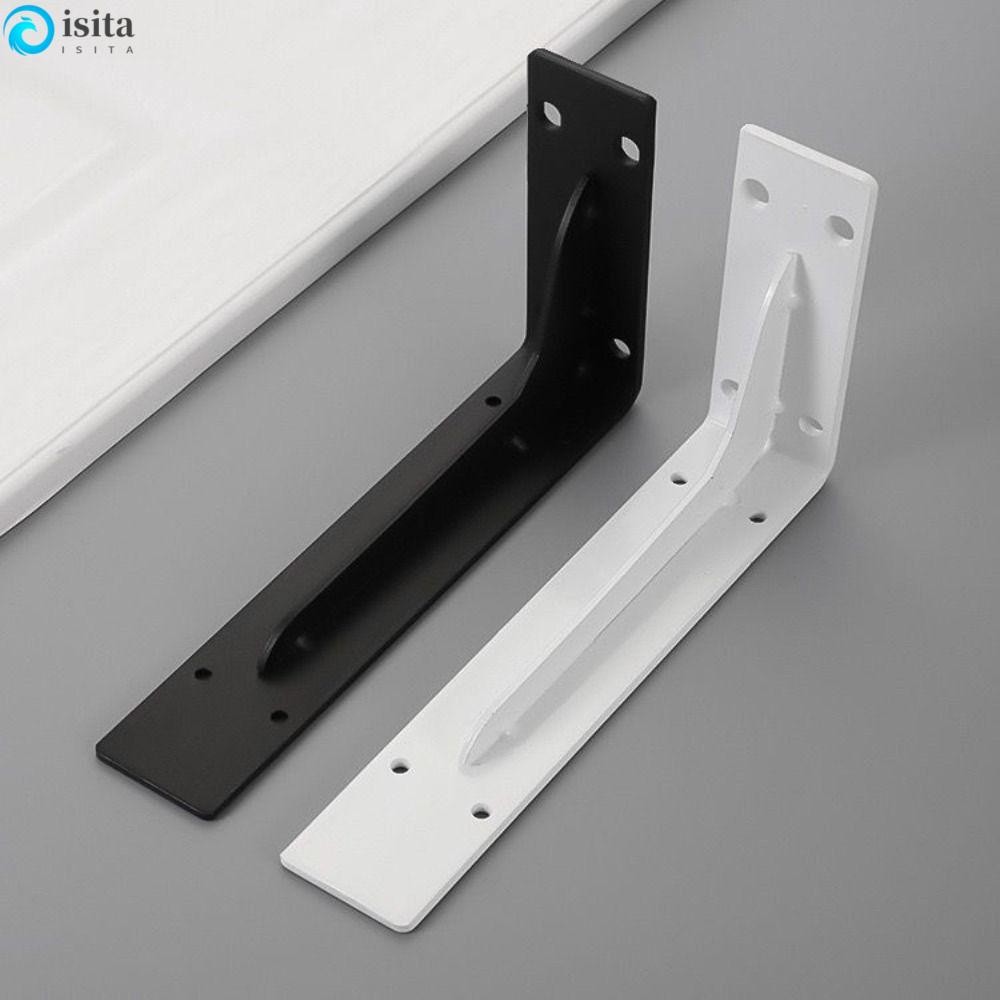 ISITA Tripod Shelf Brackets, Wall Mount 6-18IN Floating Shelf Brackets ...