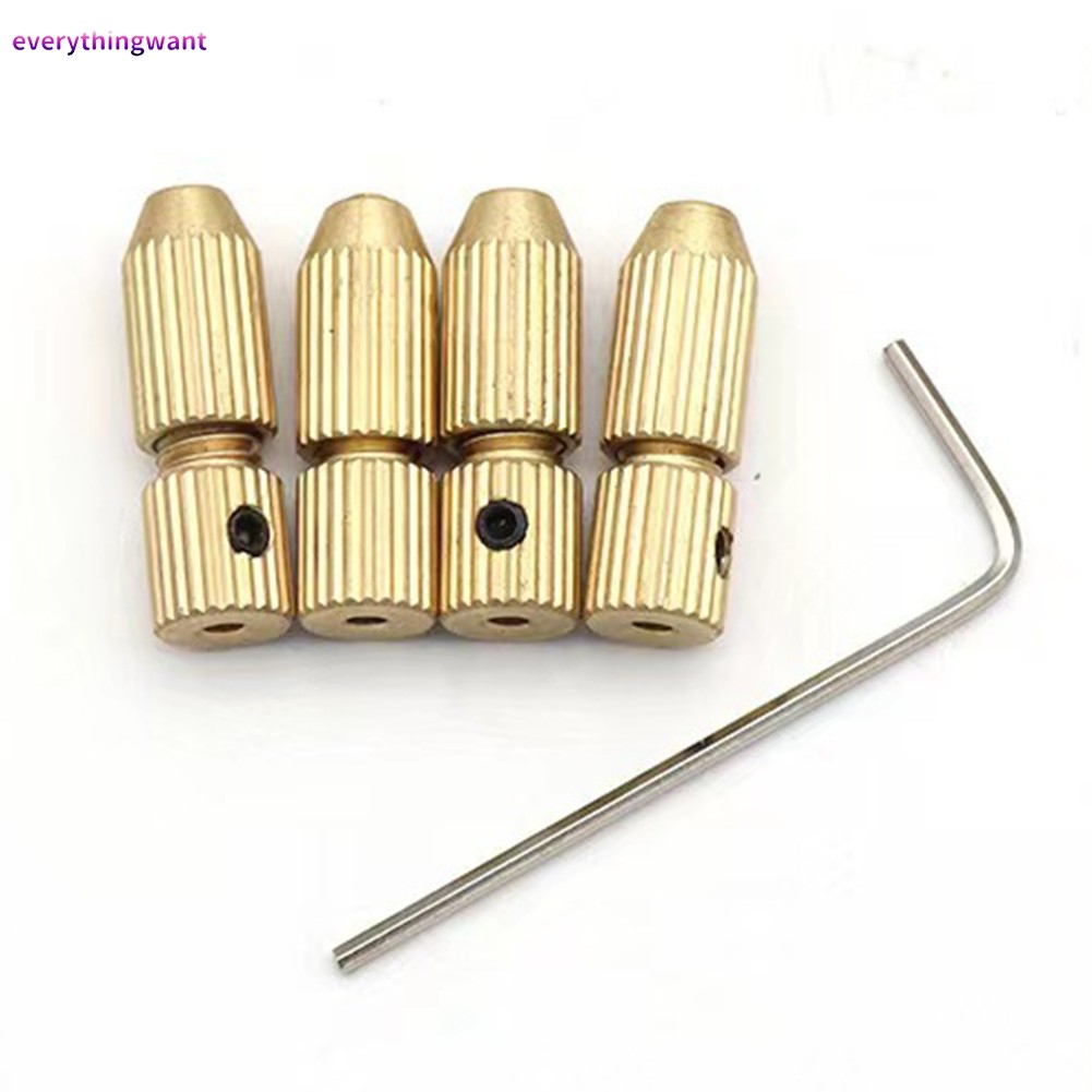 2.0mm Shaft Hole Brass Motor Shaft Clamp Small Collet Adapter Fixture ...