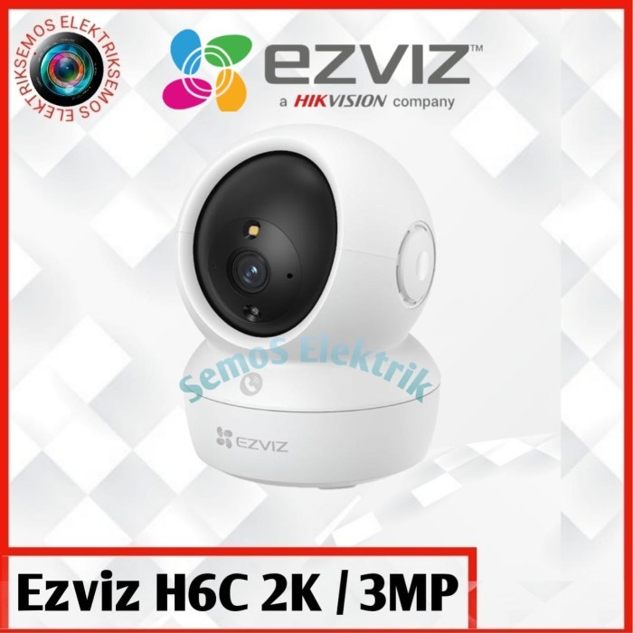 Ezviz H6c Pro 2K 3MP Smart Wifi Pan Tilt IP Camera CCTV Indoor Wireless - has Port Lan | Shopee ...