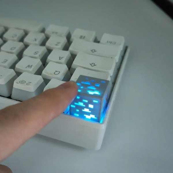 keycaps Minecraft Keycap Three-Dimensional Creative Keycap Mechanical ...