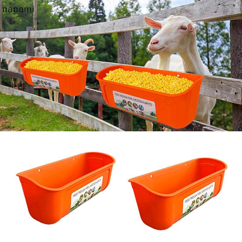 [Nanami] 1Pc Duck Feeder Trough No Waste Goat Duck Waterer Bucket ...