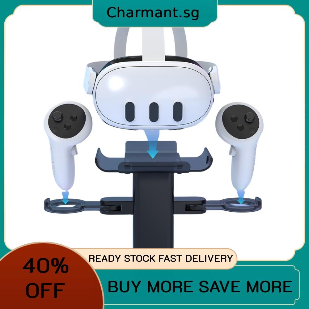 RGB VR Headset Charging Dock Display Stand Controller Mount for Meta ...