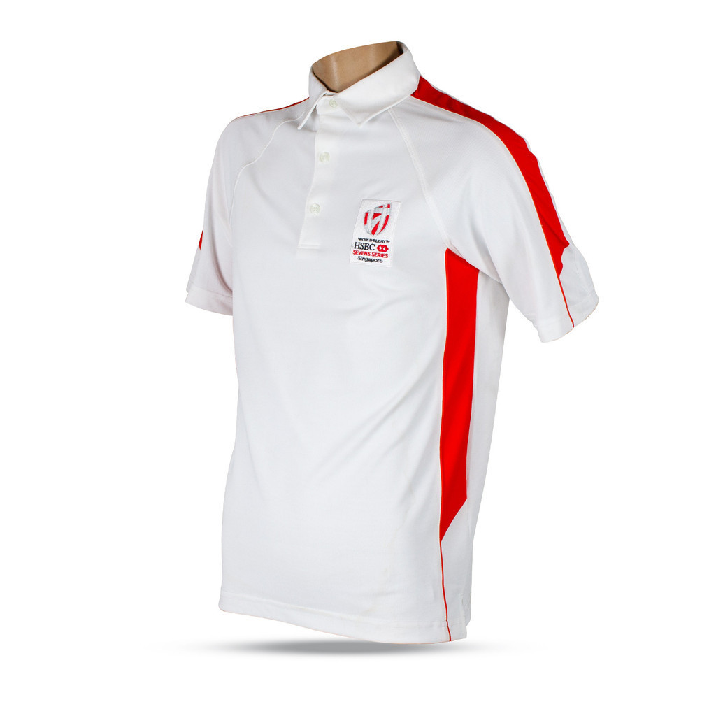 Gilbert HSBC World Series Singapore Polo – White | Shopee Singapore