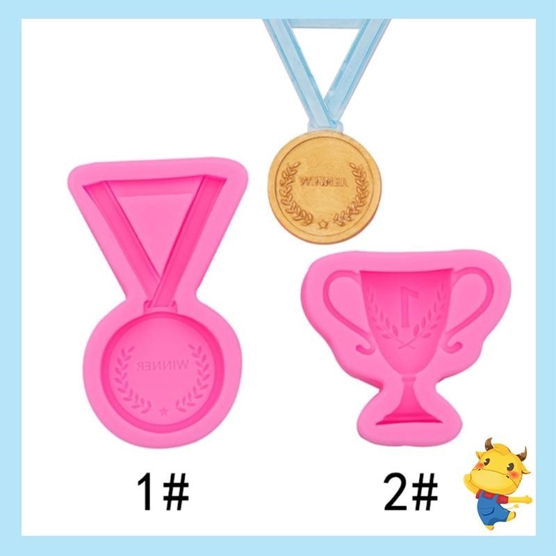 be> Gold-Medal Chocolate Mold Trophy-Ornament Mold for Sugarcraft-Cake ...
