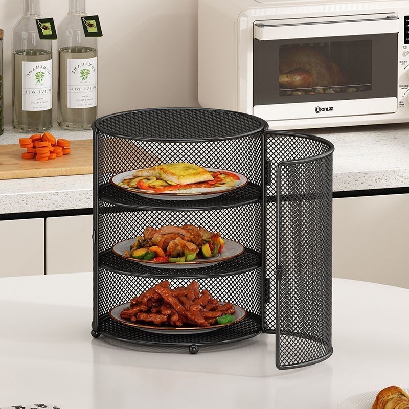 Desktop Dish Cover Rack Kitchen Rack Countertop Dining Table Leftovers ...