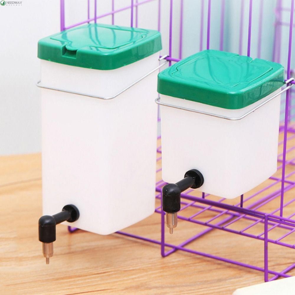 NEEDWAY Rabbit Water Dispenser, Plastic 1L/500ML Pet Hanging Feeder ...