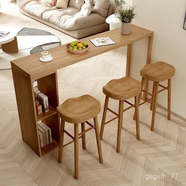 J-H/Nordic Solid Wood Bar Counter Simple Modern Guest Restaurant ...