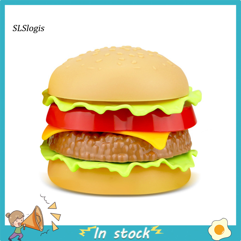 SLS_ Simulation Fast Food Hamburger French Fries Kitchen Model Kids ...