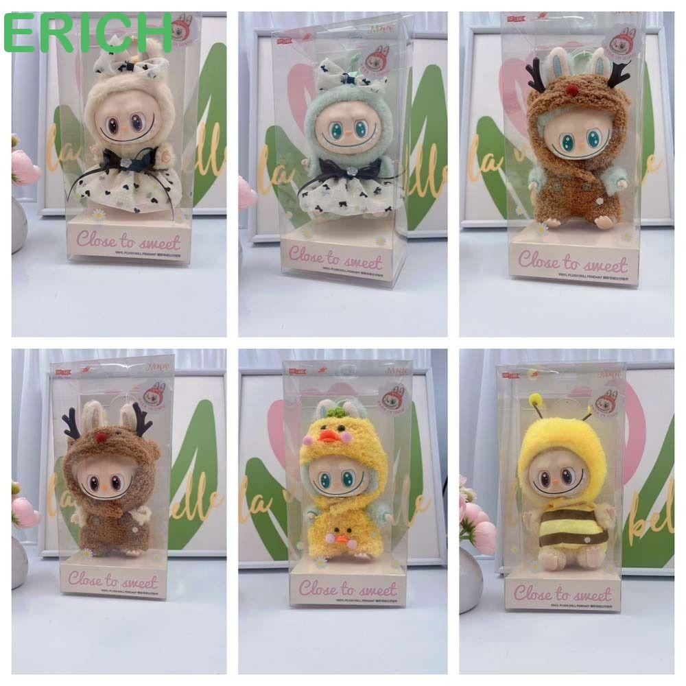 ERICH1 Labubu Plush Pendant, Bag Hanging Collectible Model Labubu Doll ...