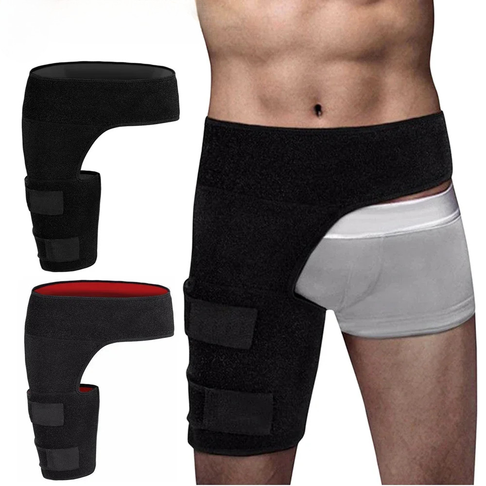 1Pcs Groin Support, Groin Compression Wrap for Hip Flexor Brace ...