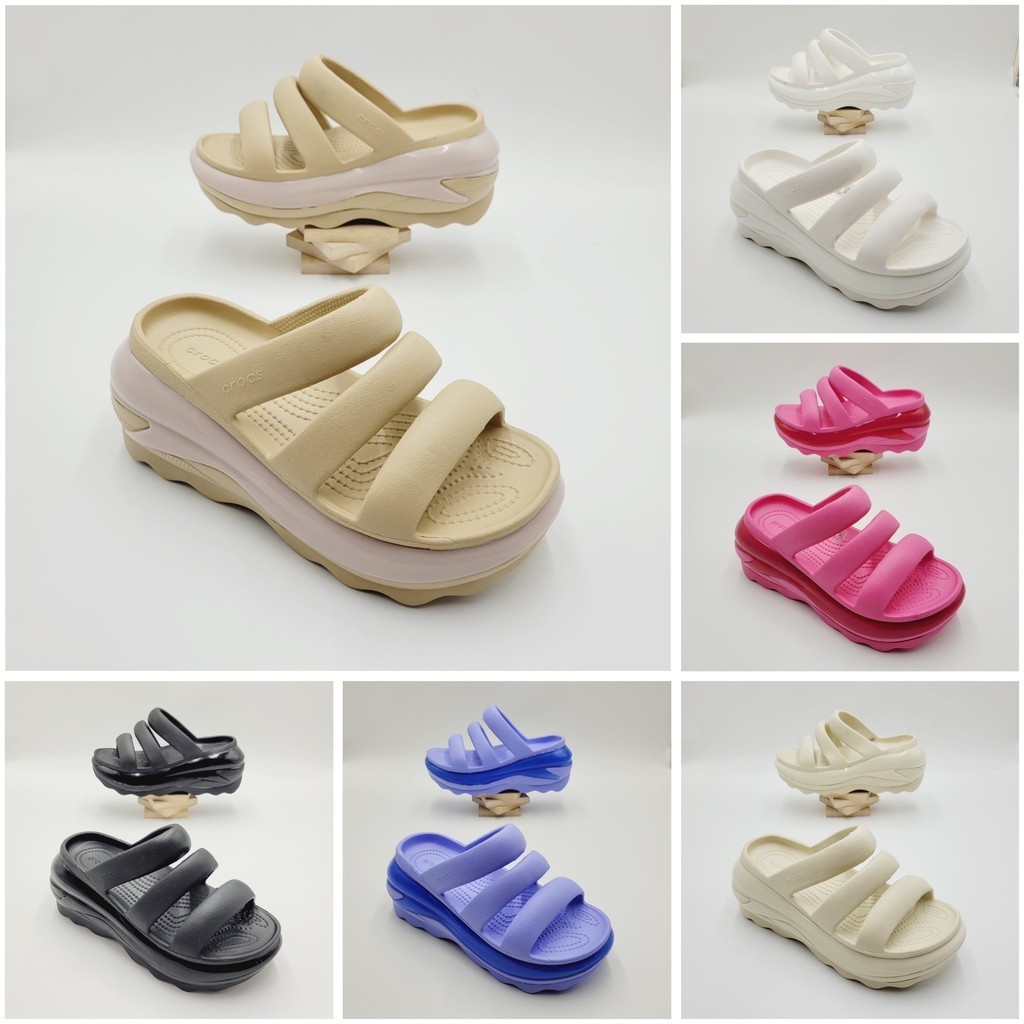 Mega Crush Triple Strap Slide Style Fashion Casual Shoe (Unisex ...