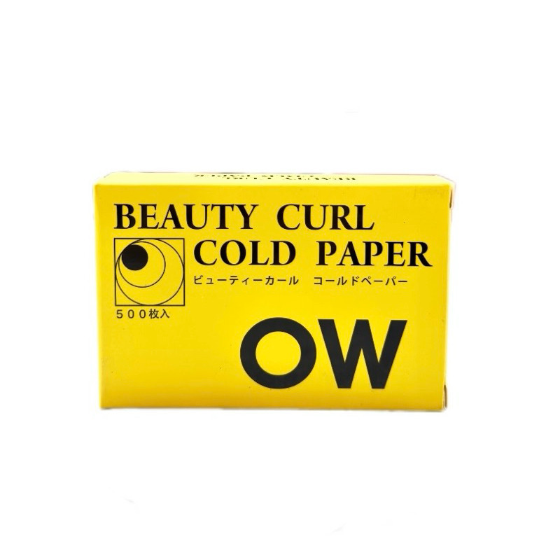 Japan OW Beauty Curl Cold Paper Fix Hair Perming Paper Cold Wave Perm ...