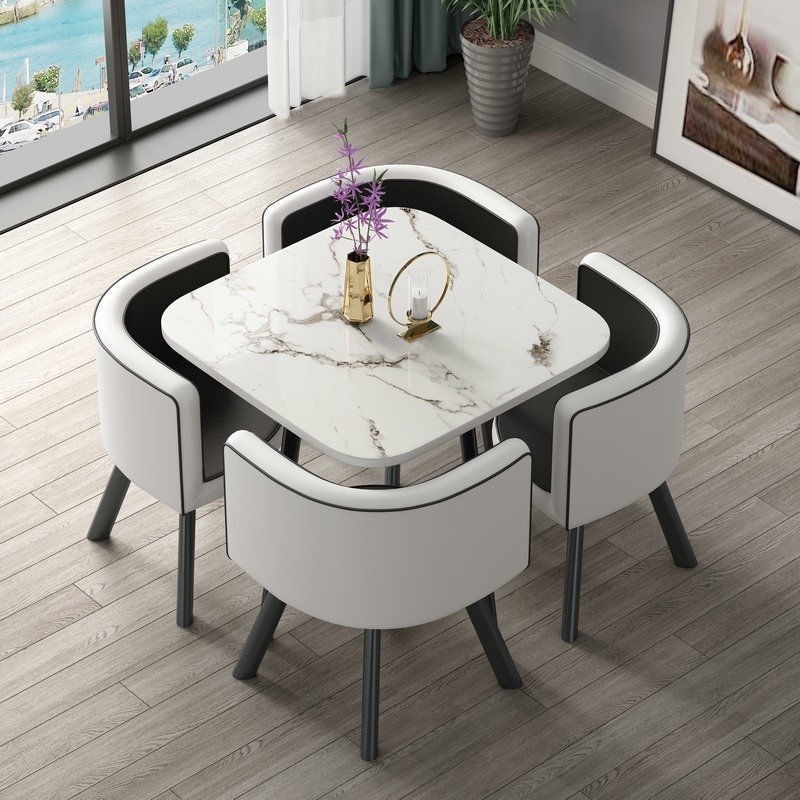 Zero Sales Dining Chair Set of Simple Reception and Negotiation Tables ...