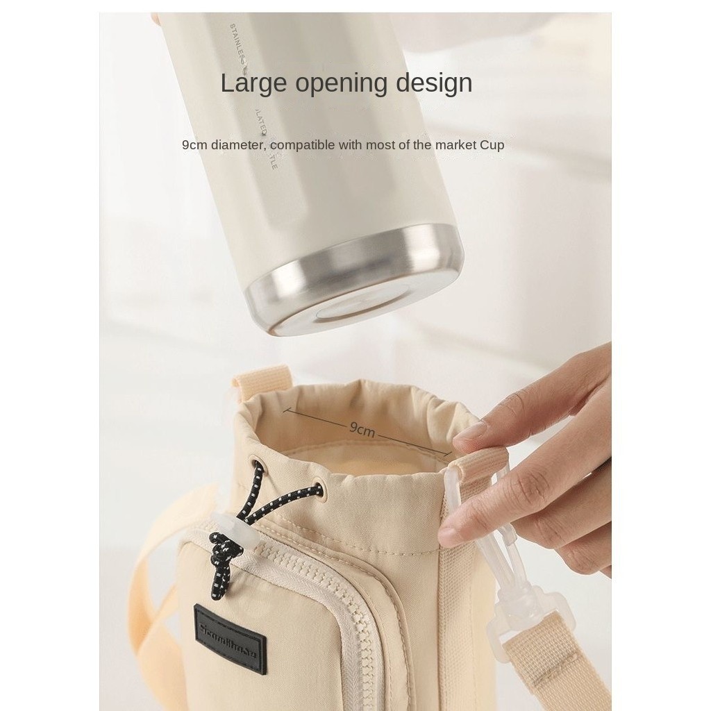 Collapsible Water Bottle Strap Holder Tumbler Carrier Bag Owala Bottle Buddy Cup Holder Sleeve ...