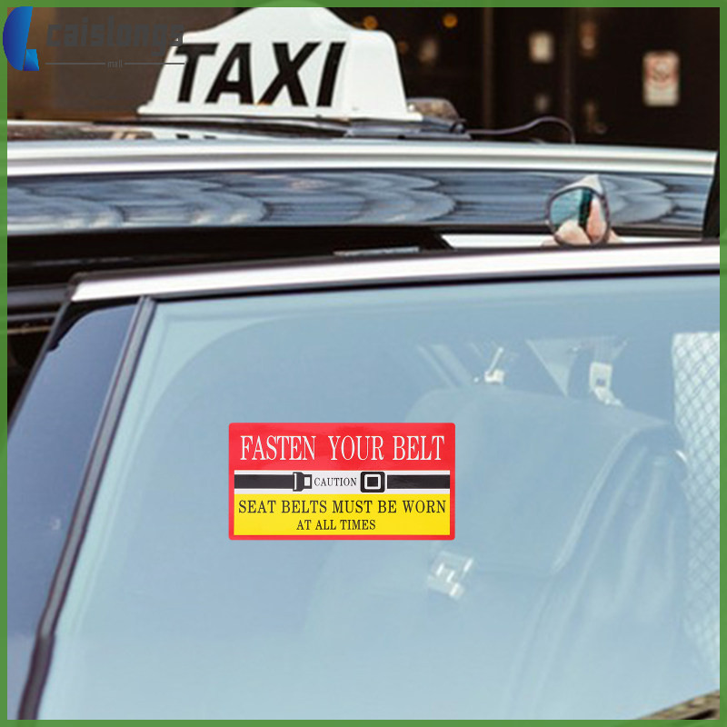Fasten Your Stickers Labels Buckle-up Car Commercial Business Wear ...