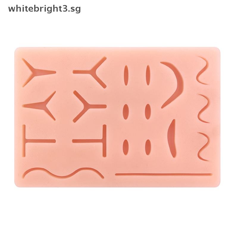 【whitebright】 Wound Silicone Suture Pad Human Traumatic Skin Model ...