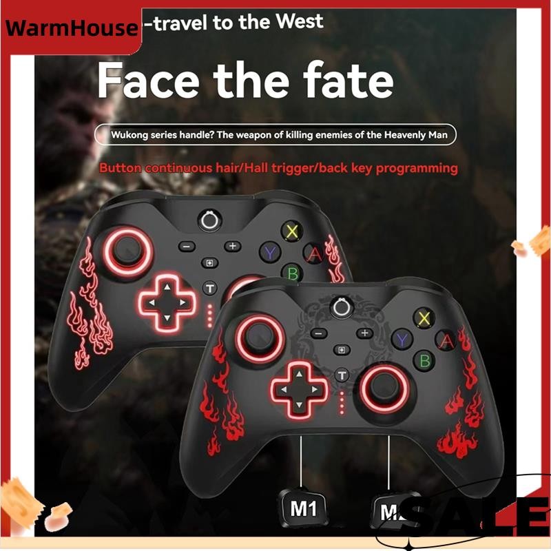 Wireless Gaming Controller with Hall Trigger RGB Light for PC/Nintendo ...