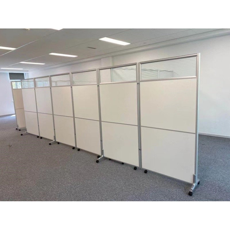 Office Movable Screen Company Factory Workshop Room Folding Push-Pull ...