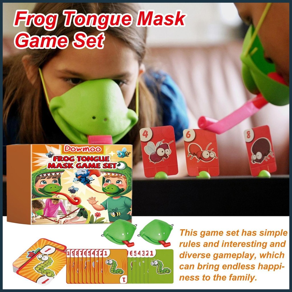 Chameleon Game Frog Sticking Out Tongue Toy Hilarious Parent-Child ...