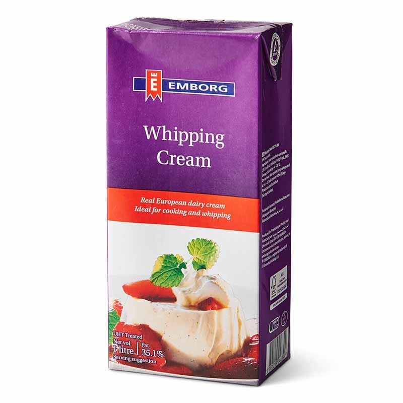 Emborg UHT Whipping Cream, 1L | Shopee Singapore