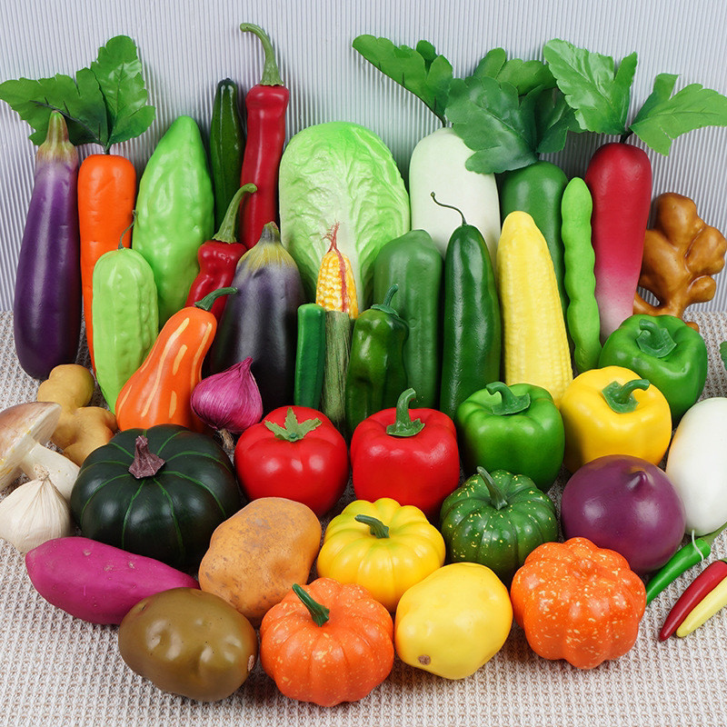 [92% Praise Rate] Simulation Foam Vegetable Model Fruit Vegetable Set ...