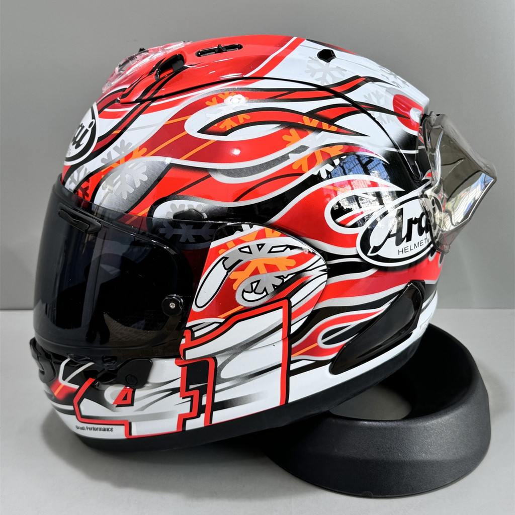 ARAI RX7X Red Crane Full Face Helmet Arai RX7X Full Face Helmet Arai ...