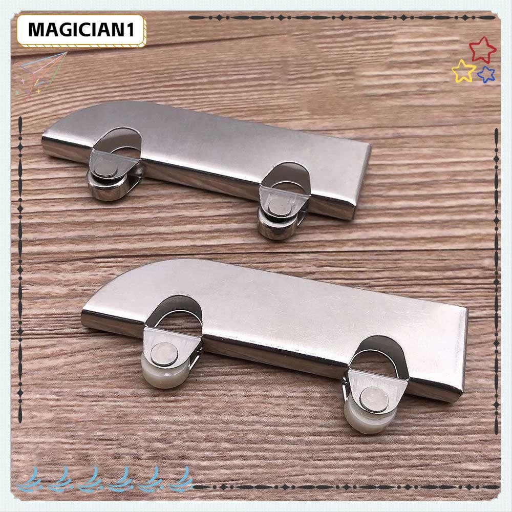 MAGICIAN1 Glass Sliding Door Pulley, Roller Runner Clamp Sliding Door ...